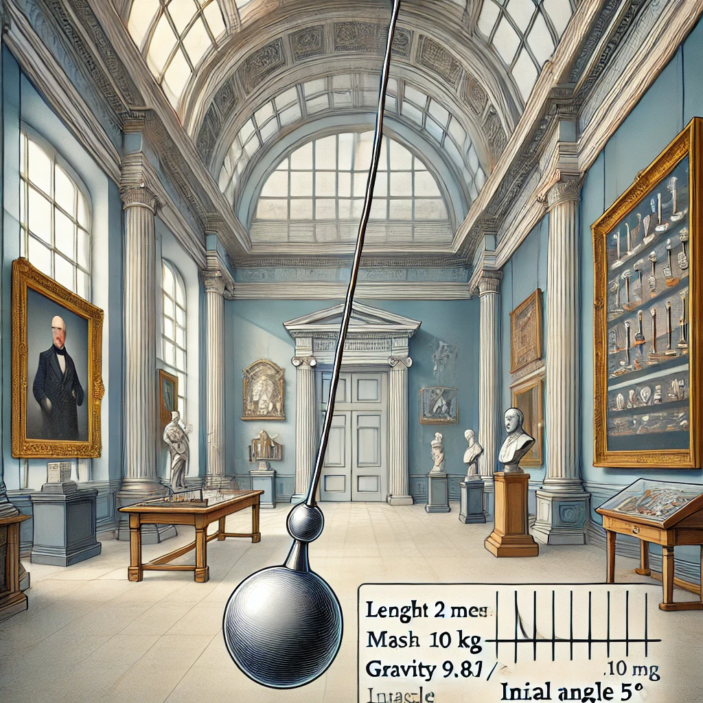 Période d'un pendule pesant - Exercice corrigé